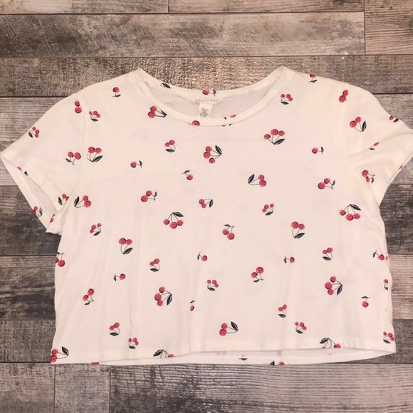 Tops | Cherry Crop Top | Poshmark